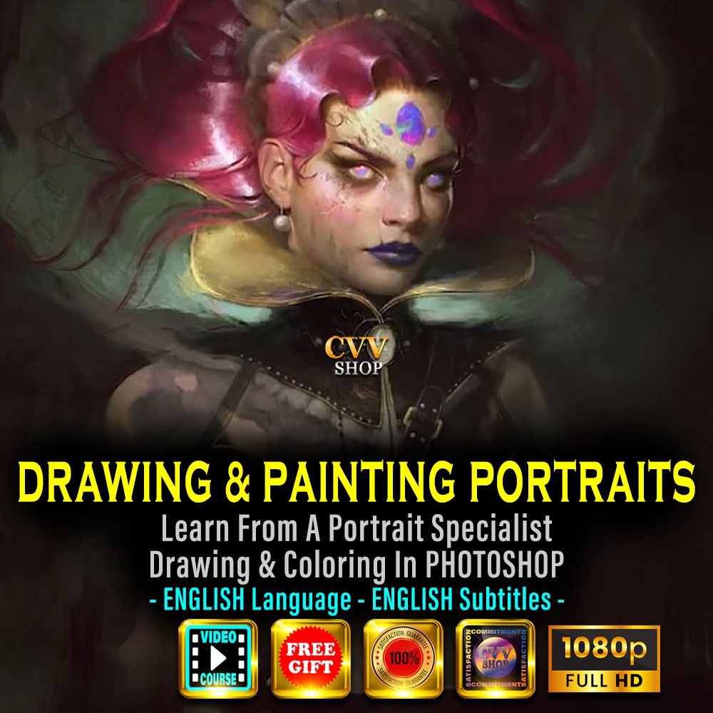 Drawing & Painting Portrait Art Video Course For PC Windows - Suitable ...