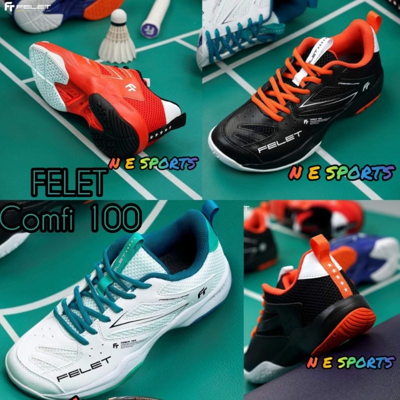FELET COMFI 100 PRO BADMINTON SHOES | Shopee Malaysia