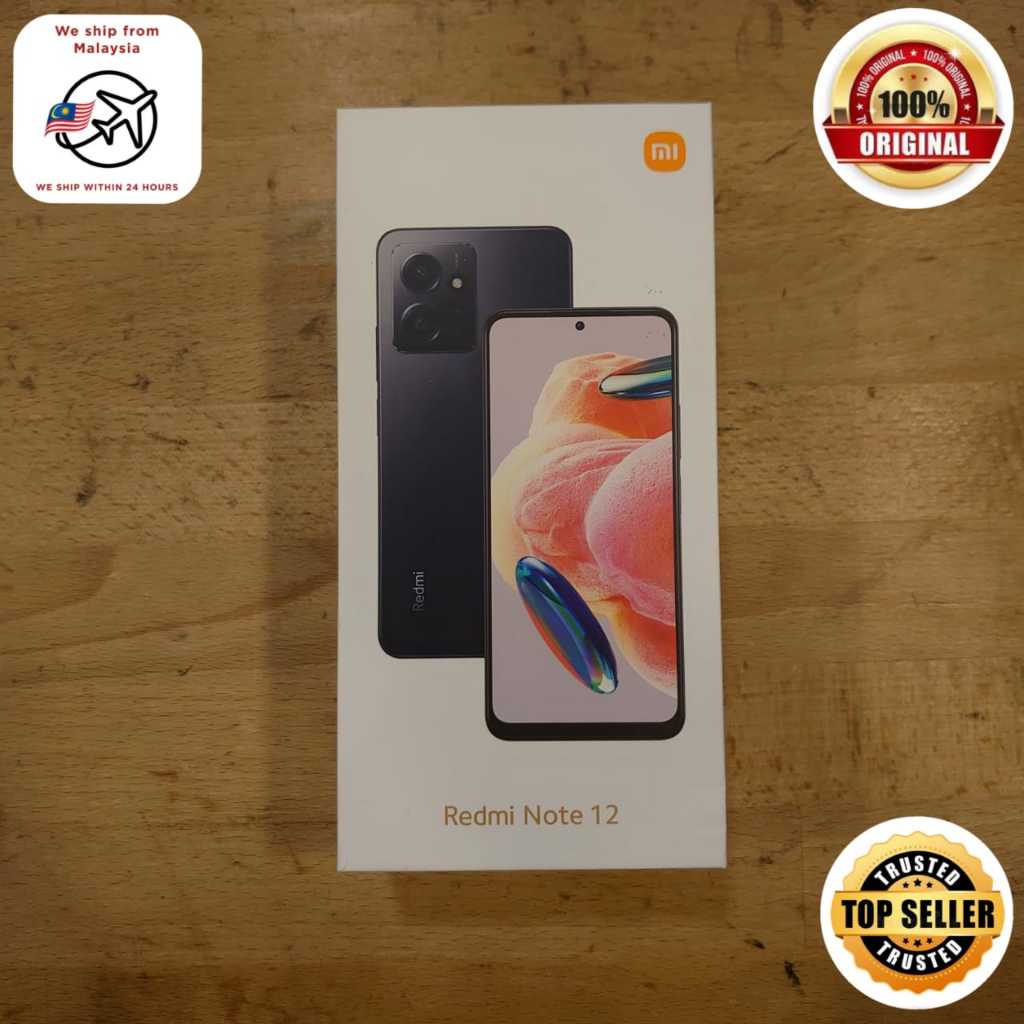 XIAOMI REDMI NOTE 12 ORIGINAL BOX / ORIGINAL KOTAK XIAOMI REDMI NOTE 12 ...