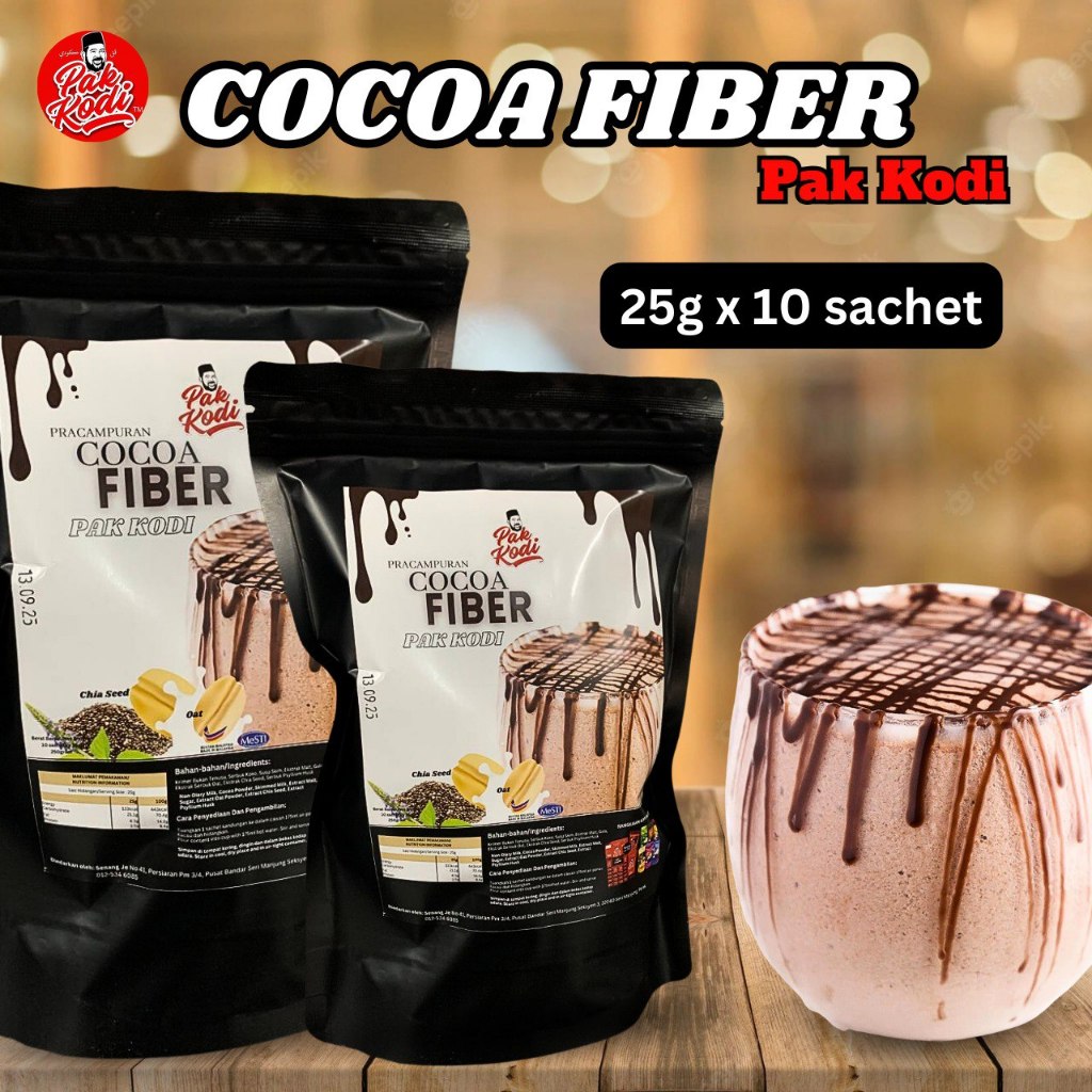Cocoa Fiber Pak Kodi 10 Sachets | Shopee Malaysia