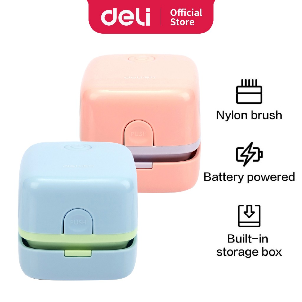 Deli Eraser Strong Suction Desktop Vacuum Cleaning Kit Desk Dust ...