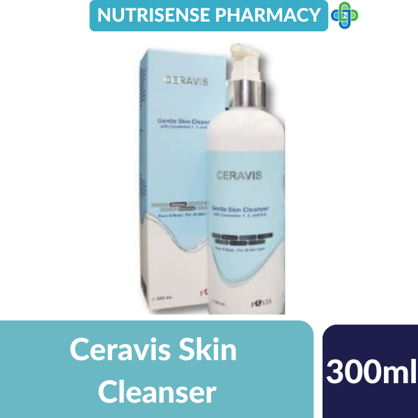 Ceravis Gentle Skin Cleanser with Ceramides 1, 3, 6-II (300ml) | Shopee ...