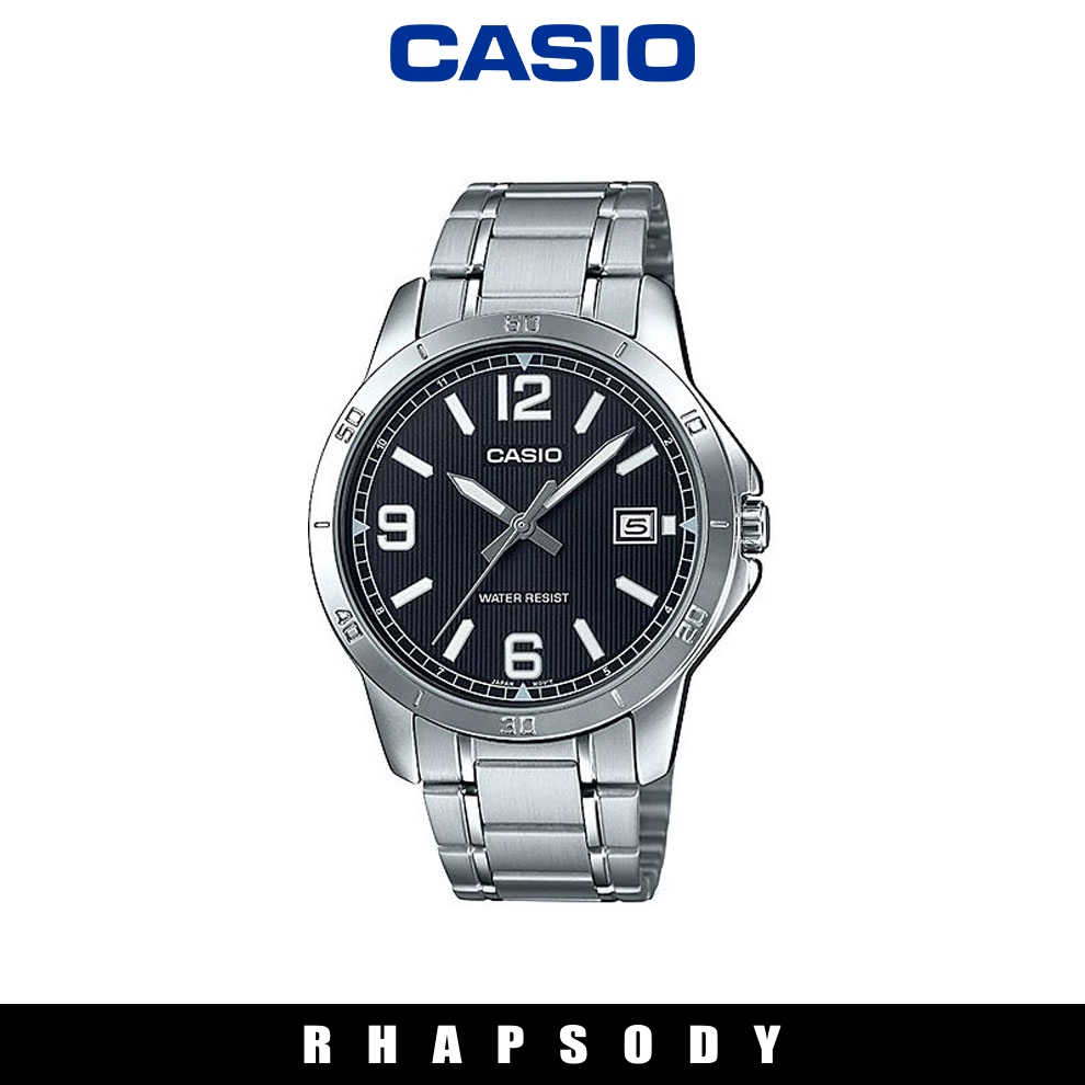 Casio General Mens Stainless Steel Analog Watch Mtp V004d 1b Mtp V004d 7b Shopee Malaysia