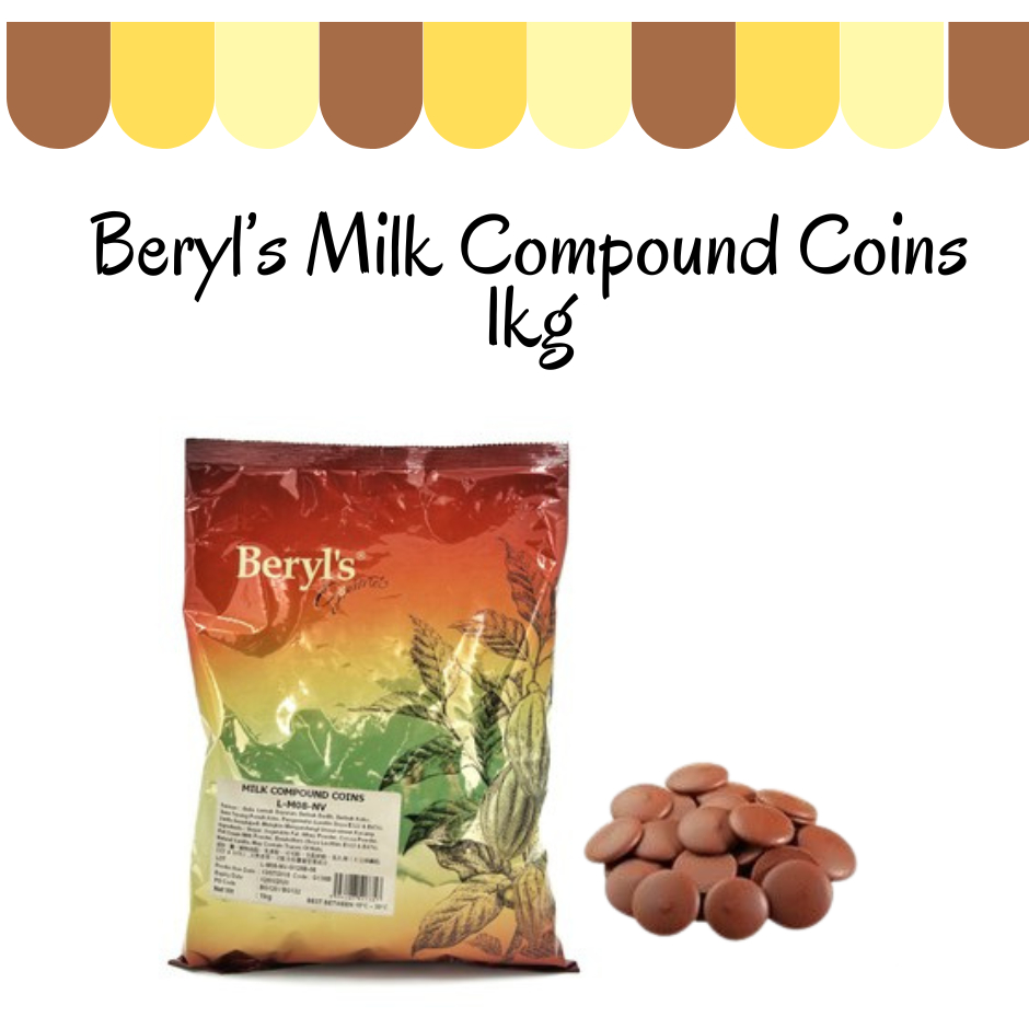Beryls Chocolate Milk Compound Coins 1kg | Shopee Malaysia