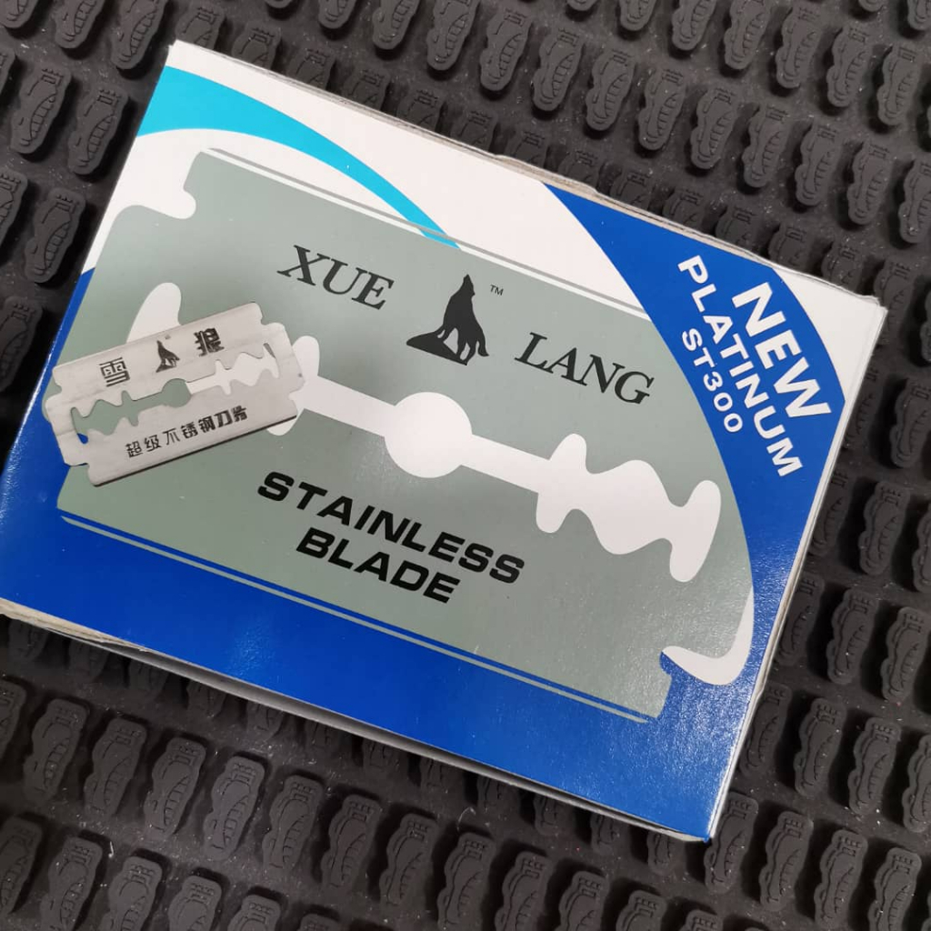 XUE LANG NEW Platinum ST300 Stainless Steel Double Edge Razor Shaving ...