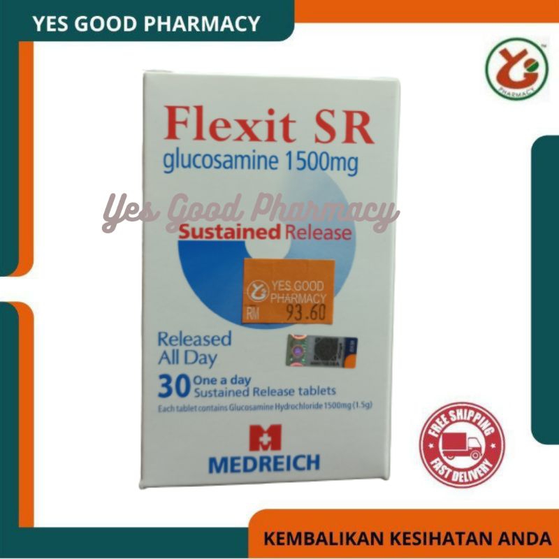Flexit SR Glucosamine 1500mg Sustained Release Tablet 30s | Shopee Malaysia