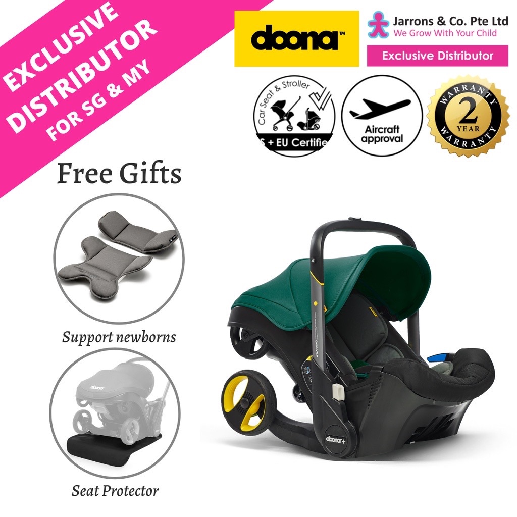 Doona+ Infant Car Seat Stroller Free Exclusive Gift Snap On Storage Bag ...