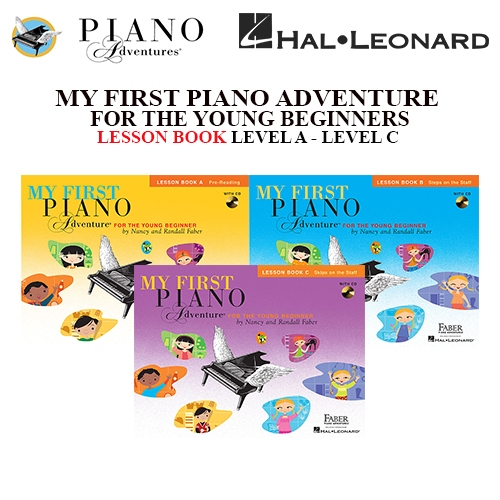 My First Piano Adventure Lesson Book A with Online Audio - Book C with ...