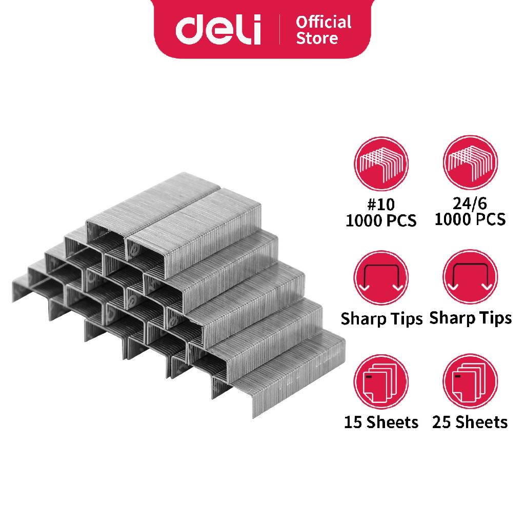 Deli No.10 24/6 Stapler Bullet Ubat Stapler Staples Dawai Kokot (1 BOX ...