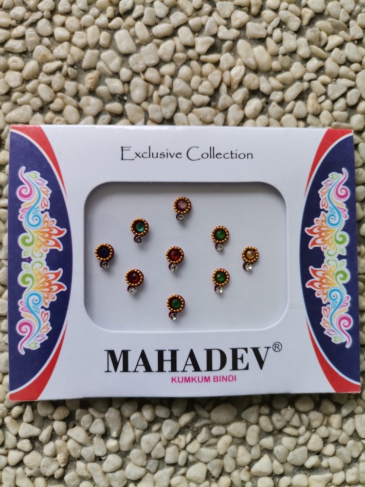 Fancy Stone Design Indian Sticker Pottu Forehead Bindi Potu Wear ...
