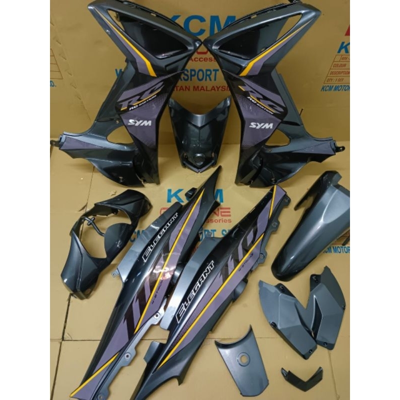 COVERSET HLD SYM SPORT BONUS 115 RC EDITION (Siap Tampal) | Shopee Malaysia