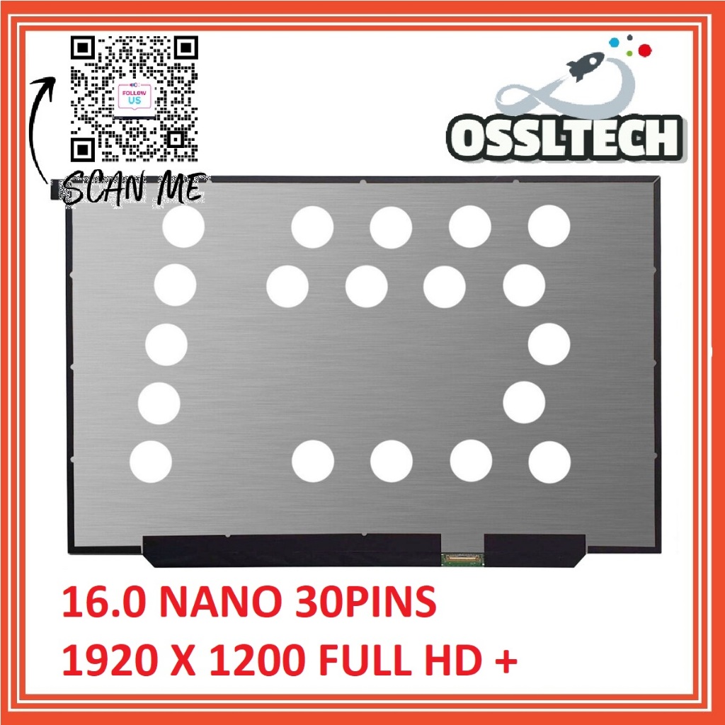 Huawei Matebook D16 2020 HP 640 645 G8 16.0 Nano 30Pins Full HD+ IPS ...