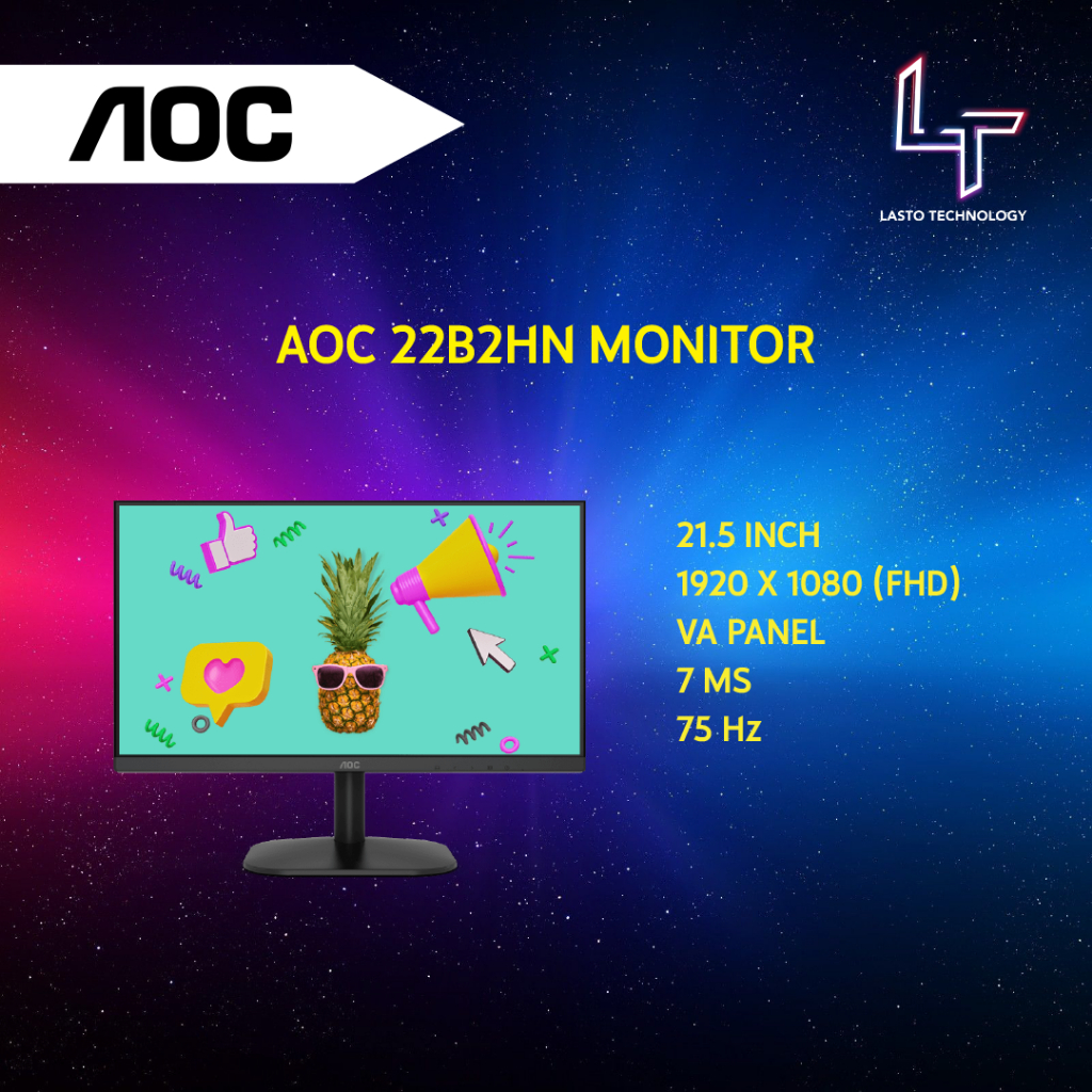 AOC 22B2HN 21.5" VA Monitor | Shopee Malaysia