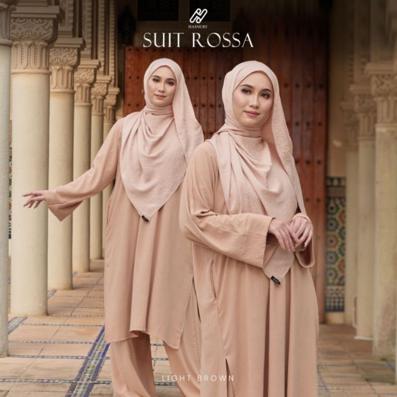 🇲🇾 PROMO Suit Rossa New Design Dress Ootd Viral Model Asyalliee Melayu ...
