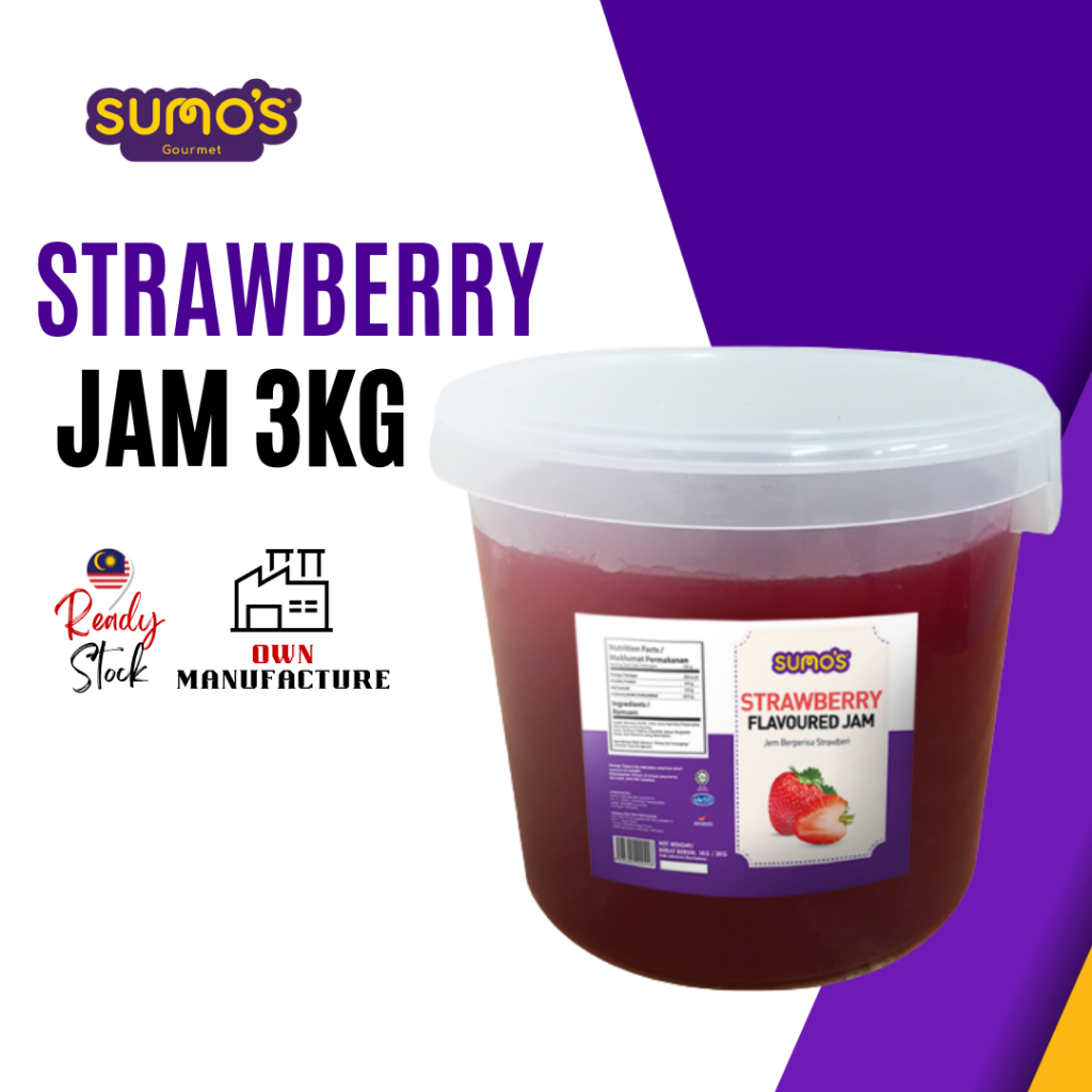 Sumo's Strawberry Flavored Jam Spread- 3kg Halal | Shopee Malaysia