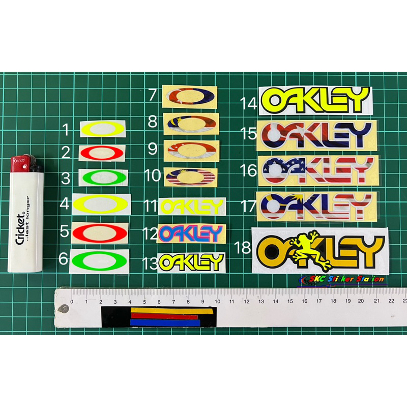 Sticker 0akley / O / 0akley / O@kley Logo Sticker Printing & Cutting ...