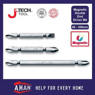 JETECH Magnetic Double End Philips Driver Bit S2 Hex Shank Cross Head ...