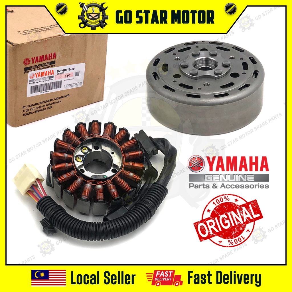 YAMAHA NVX155 NVX 155 V1 V2 AEROX Rotor Magnet Assy Fuel Coil Starter Startor Koil Assy 100% ...