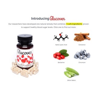 Glucoven - Natural remedy for blood sugar support -- from USA | Shopee ...