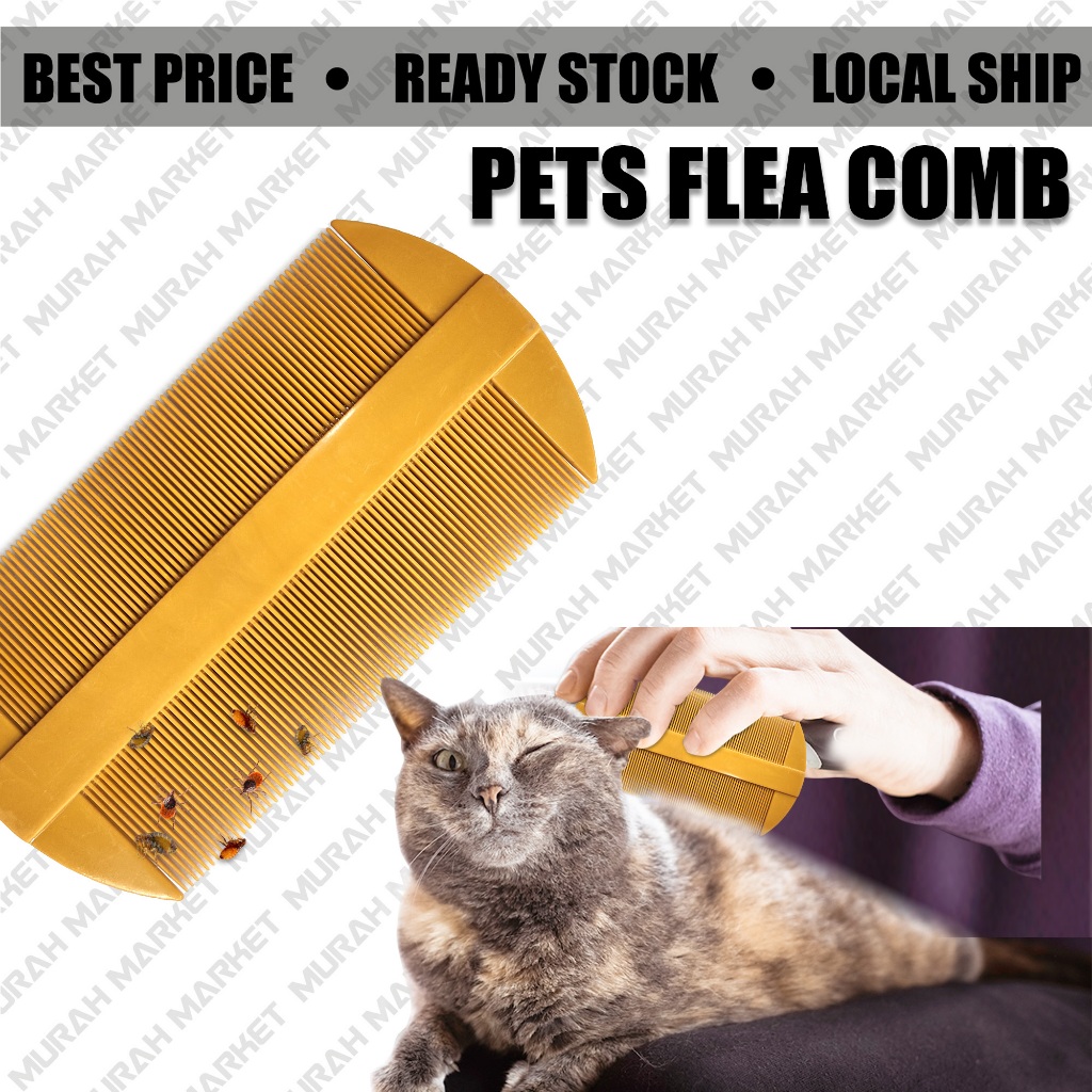 Flea Comb / Head Lice Comb 【 Remove Flea Easily 】 Dandruff Comb Sikat ...