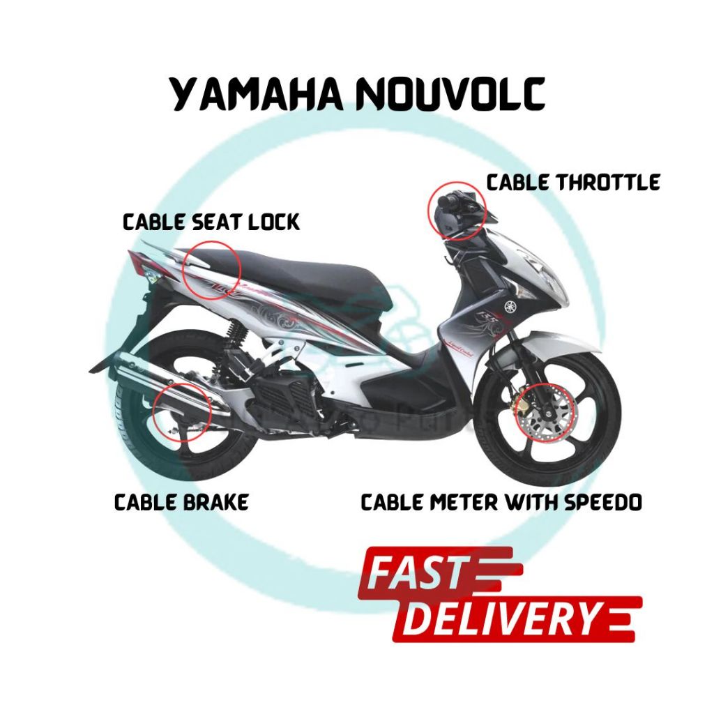 CABLE THROTTLE CABLE MINYAK CABLE SEAT LOCK CABLE BRAKE CABLE METER ...
