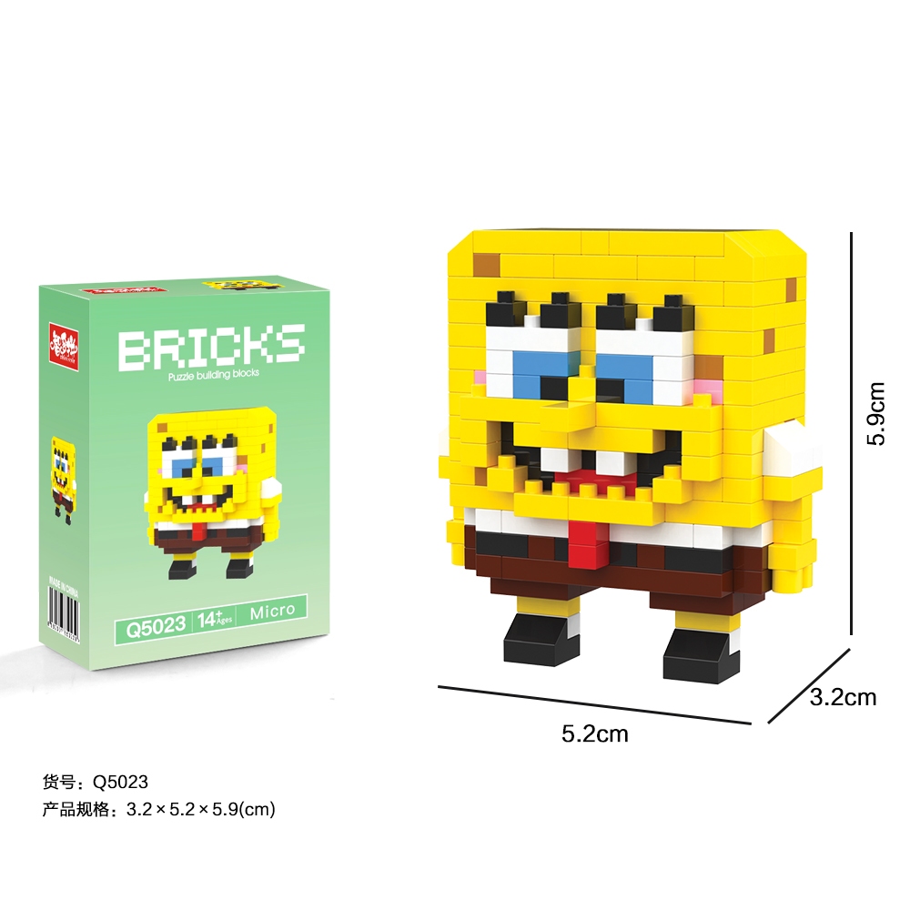 20 design cartoon brick 40 design cartoon Bricks nano Block Cute toys ...