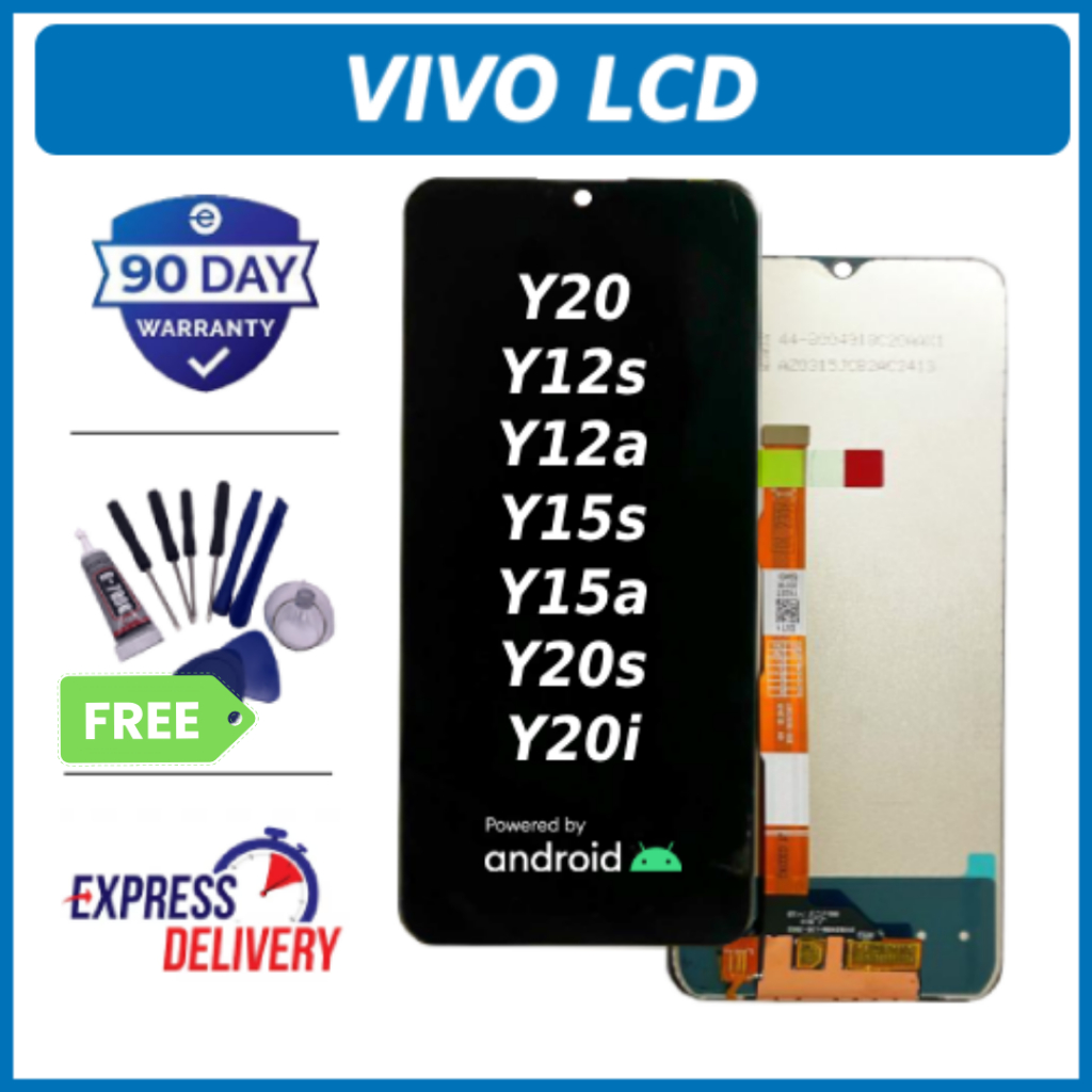 Vivo Y20 LCD Display Touch Screen Compatible for Vivo Y20 / Y12s / Y12a / Y15s / Y15a / Y20s ...