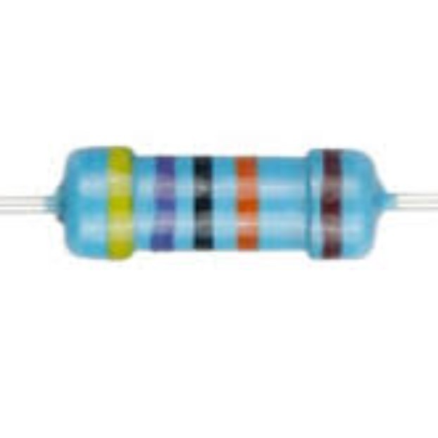 (50pcs) 1/4W Metal Film Resistor - (4.7 ohm to 4.7M ohm) - 1% Tolerance ...