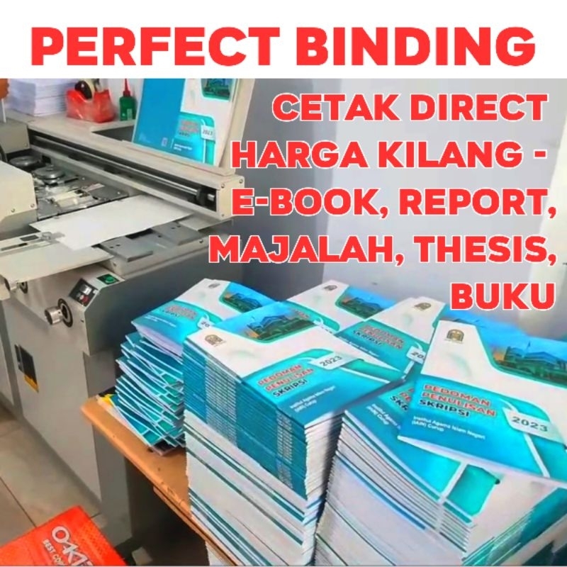SERENDAH 4 SEN/PAGE PRINT & BINDING BUKU SOFT COVER, BOOKLET, E-BOOK - MINIMUM QUANTITY 10 ...