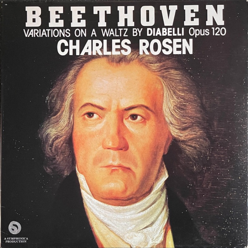 Beethoven Variations On A Waltz Diabelli Op 120 -Charles Rosen (Lp ...