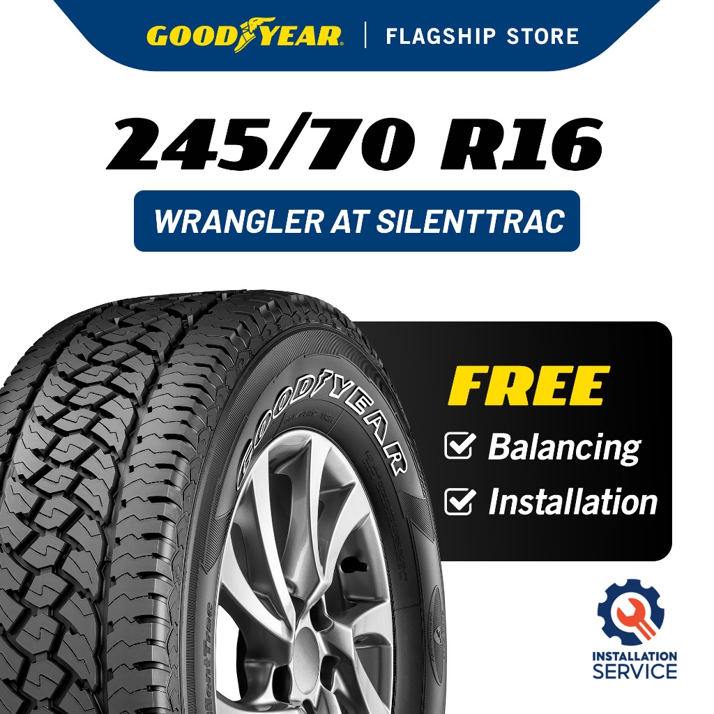 Goodyear 245/70R16 Wrangler AT/ST Owl Tyre For Isuzu Dmax [Free ...