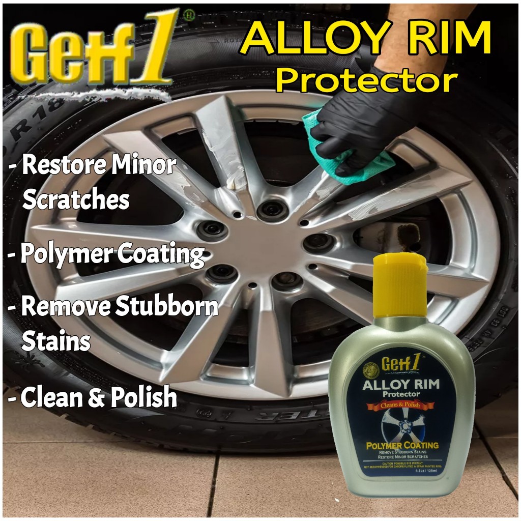 Getf1 Alloy Rim Protector car wheel repair kit scratch remover silver ...