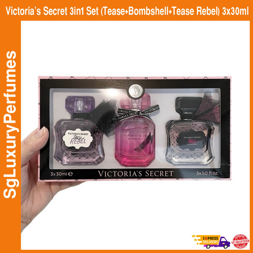Victoria’s Secret 3in1 Set (Tease+Bombshell+Tease Rebel) 3x30ml | Shopee Malaysia