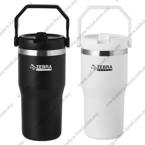 100% Original Thailand Zebra Stainless Steel Vacuum Bottle with Straw-Jiffy II (520ml/770ml ...