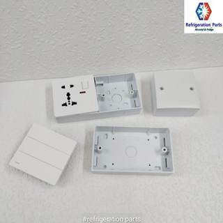 CZ kotak suis soket elektrik pasang dinding 1 2 3 4 gang 插座底壳 单座双座 ...