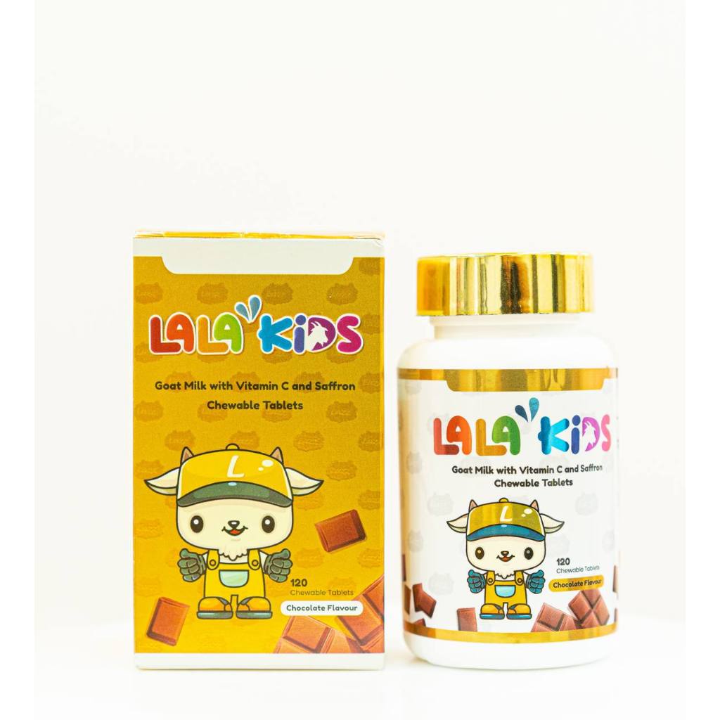 Lala kids Tablet, Goat Milk with Vitamin C and Saffron (120 Tablets ...