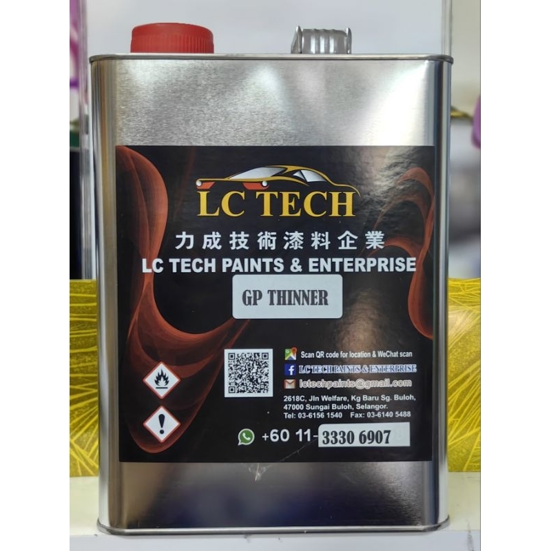 GP THINNER/ THINNER BIASA (2.3KG) - For automotive | Shopee Malaysia