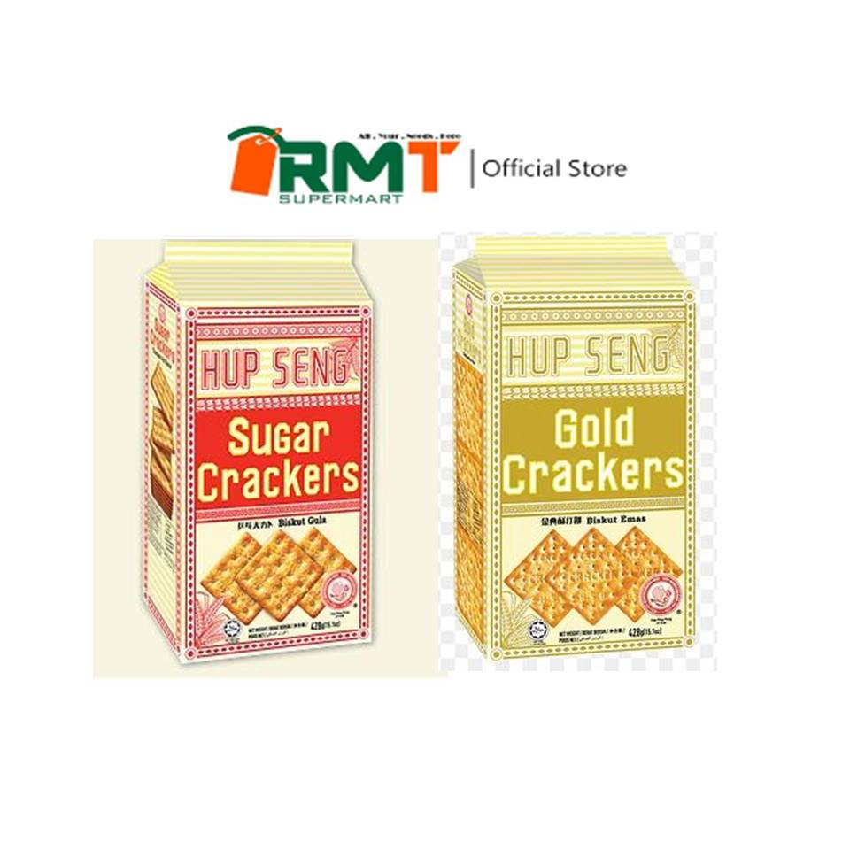 HUP SENG Cream Crackers / Sugar Crackers / Gold Crackers | 428G ...