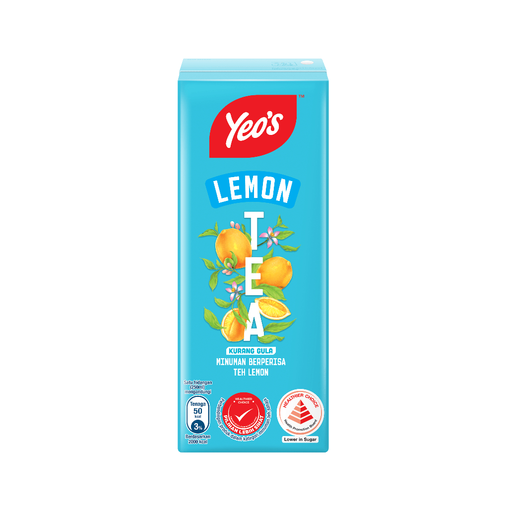 YEO'S LESS SUGAR LEMON TEA/LAICI DRINK 1L**WITH FREE GIFT | Shopee Malaysia