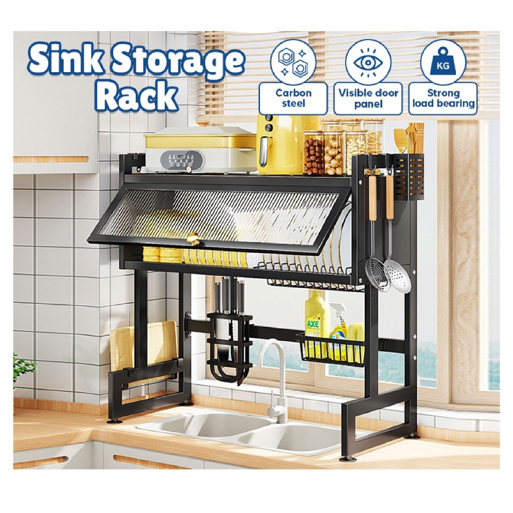 Kitchen Rack Dish Rack Rak Dapur Kabinet Rak Pinggan Mangkuk Dish ...