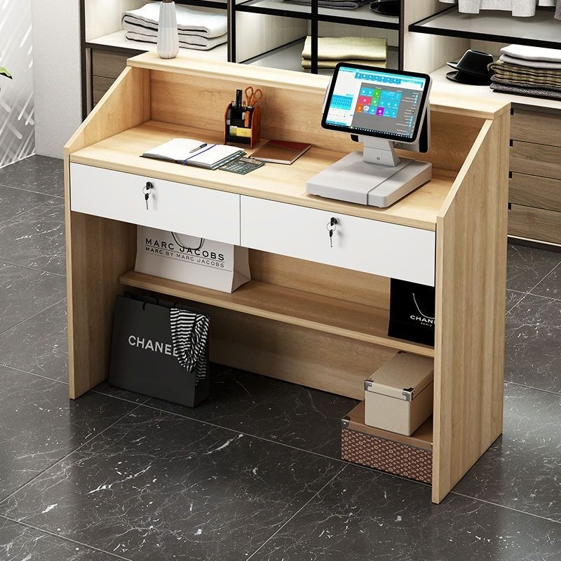 Cashier bar table small minimalist counter company front desk reception ...