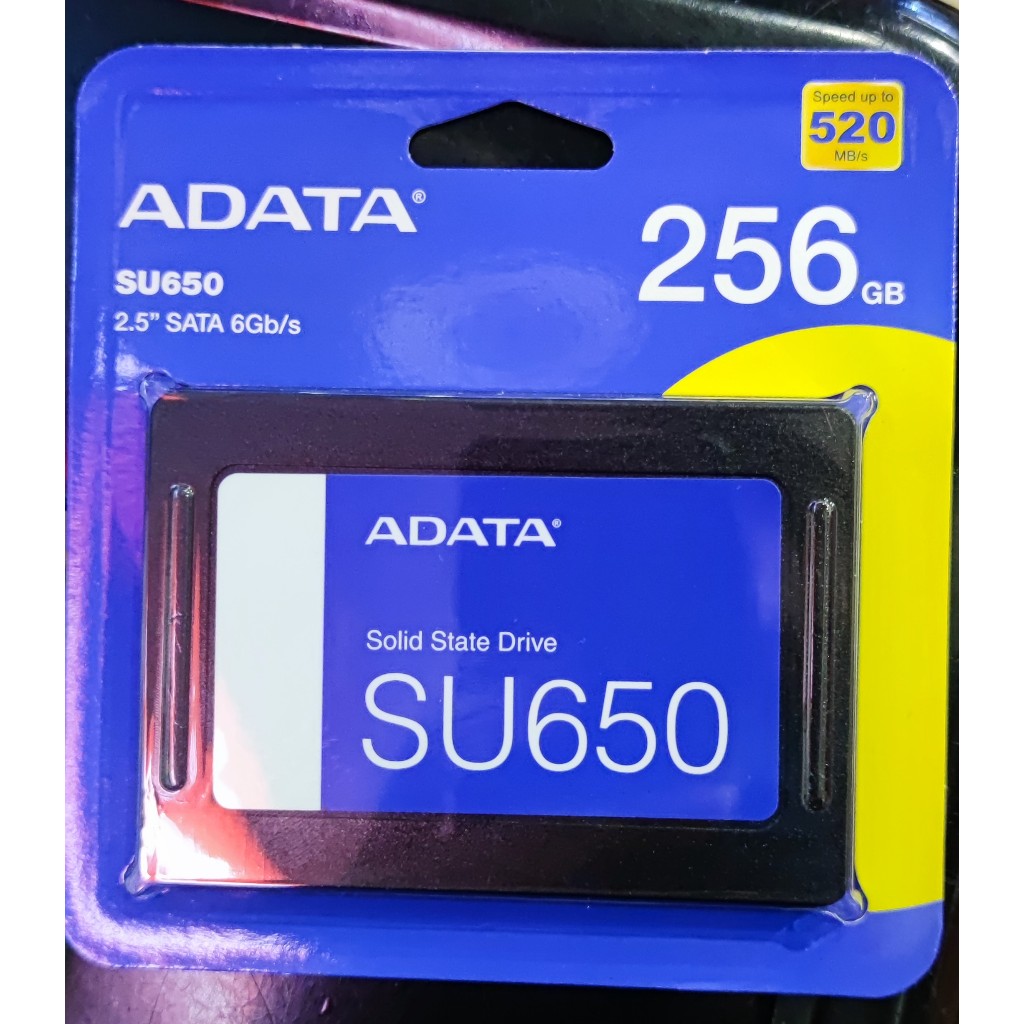 ADATA SU650 2.5inch SATA SSD Drive(256GB/480GB/512GB/1TB) | Shopee Malaysia
