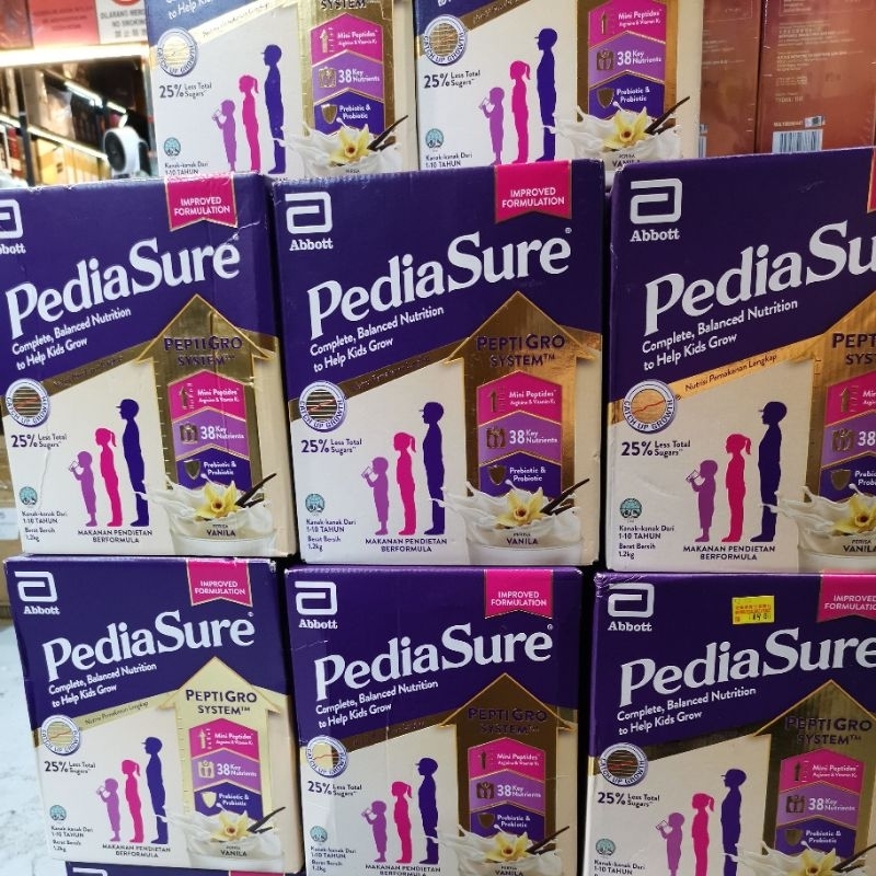 2️⃣Boxes of Pediasure PEPTIGRO 1.2kg=2.4kg Vanilla Expired 2025 Dec onwards | Shopee Malaysia