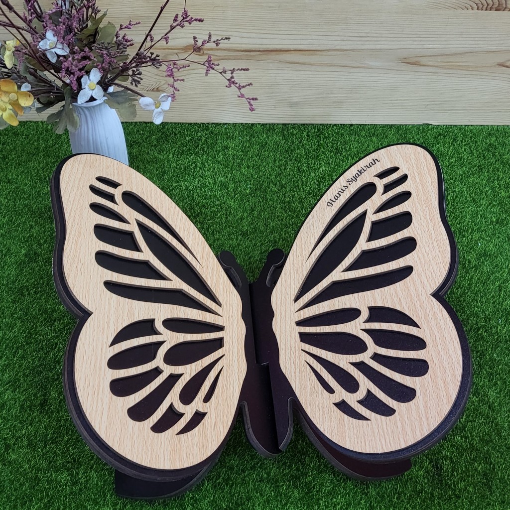 Rehal Butterfly Rehal Rama-Rama Rehal Ukir Nama Jom Mengaji Holy Quran ...