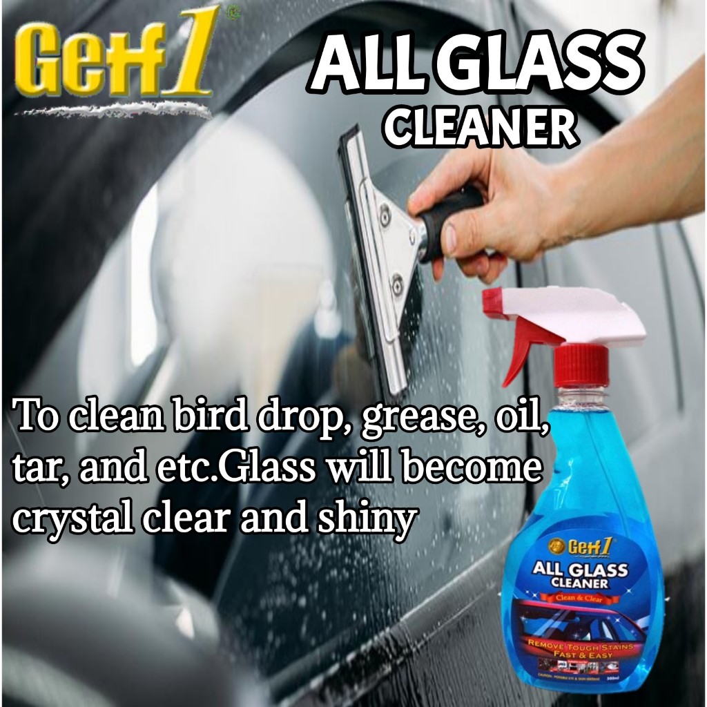 Getf1 All Glass Cleaner bird drop stain grease remover car windscreen ...