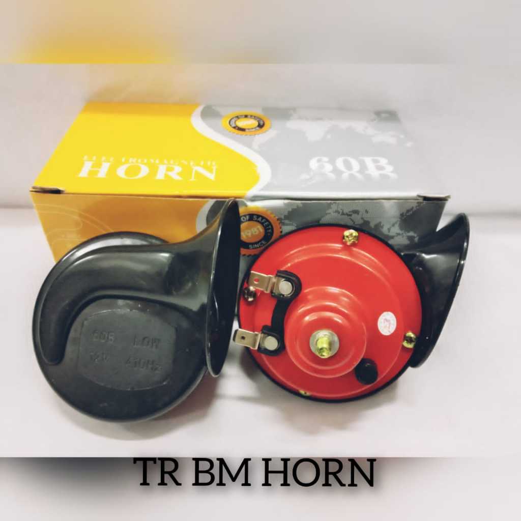 Car / Motorcycle Tyre R Twin Tone Snail BM Horn 12V (1 set 2 pcs ...