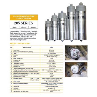 ELCO Capacitor cap bank 440v 525v power capacitor with cable | Shopee Malaysia