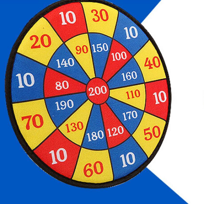 big 40 cm Fabric Dart Board Set Kids Velcro Ball Target Game Throwing ...