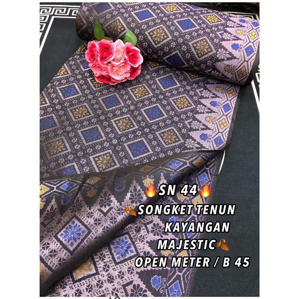 SONGKET TENUN ASLI, Kain Pasang Songket Penuh, Songket Meter Ready ...