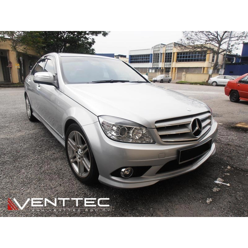 Mercedes C-Class W204 Sedan 2008-2014 Venttec Door Visor High Quality Window Vent Visors ...